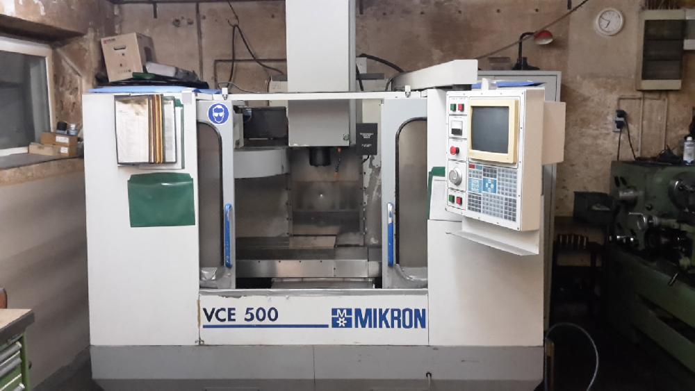 Artikel: Mikron VCE 500 CNC Vertikal Bearbeitungszentrum - MHS Maschinenhandel Schleswig ...