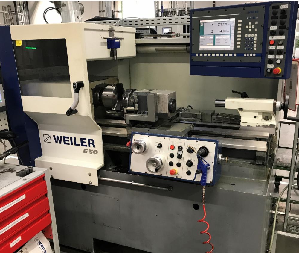 Artikel: Weiler E 30 CNC Cylendrehmaschine - MHS Maschinenhandel Schleswig-Holstein GmbH