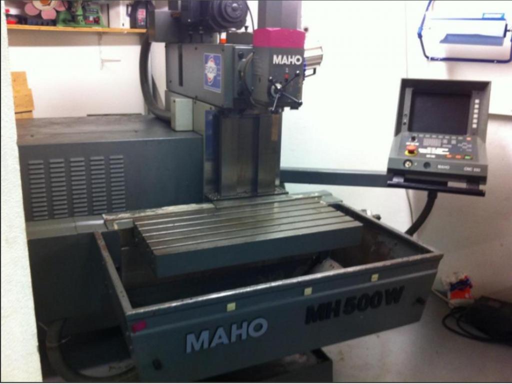Artikel: MAHO MH 500 W CNC Werkzeugfräsmaschine - MHS Maschinenhandel ...
