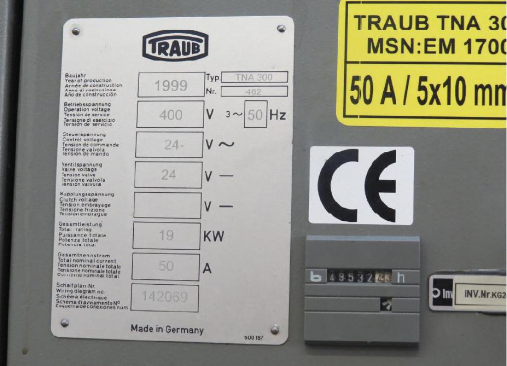 Artikel: TRAUB TNA 300 / 42 CNC Drehmaschine - MHS Maschinenhandel ...