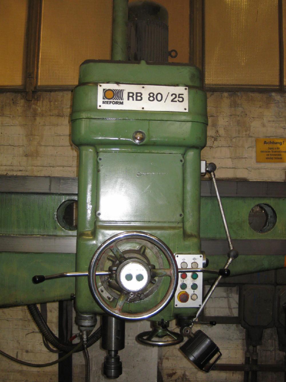 Artikel: Reform RB 80 / 25 Radialbohrmaschine - MHS Maschinenhandel ...