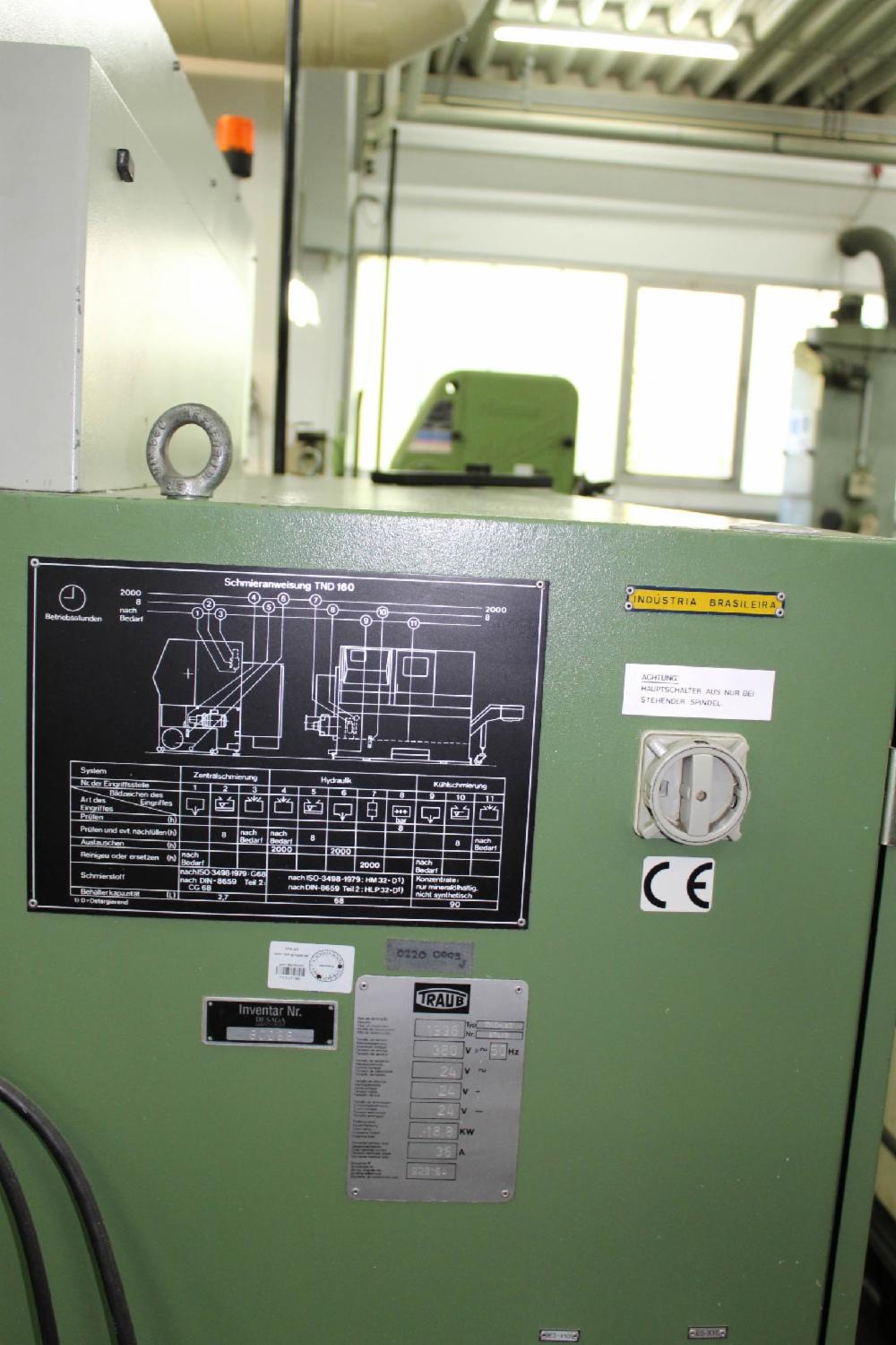 Artikel: Traub TND 160 CNC Drehmaschine - MHS Maschinenhandel Schleswig ...